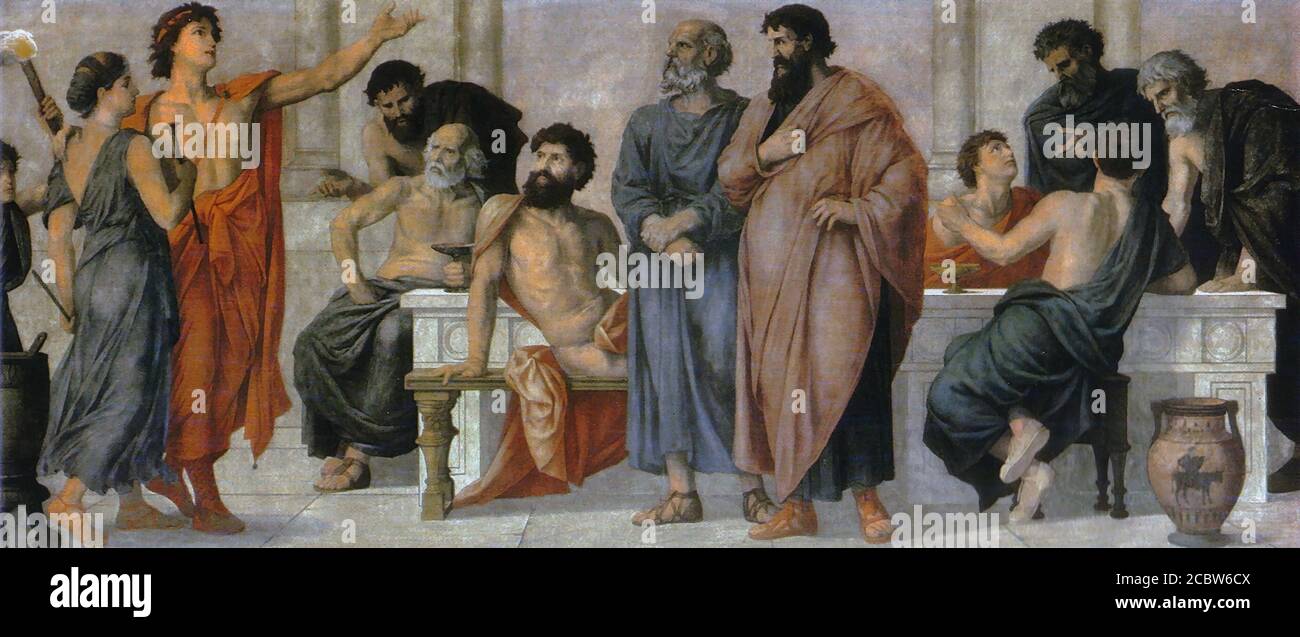 Spangenberg Gustav Adolf - Sokrates Und Seine SchÃ¼ler - German School ...