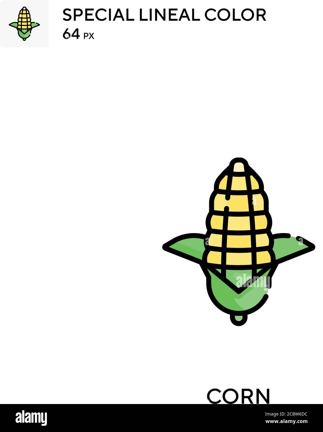 Corn Special lineal color vector icon. Corn icons for your business ...
