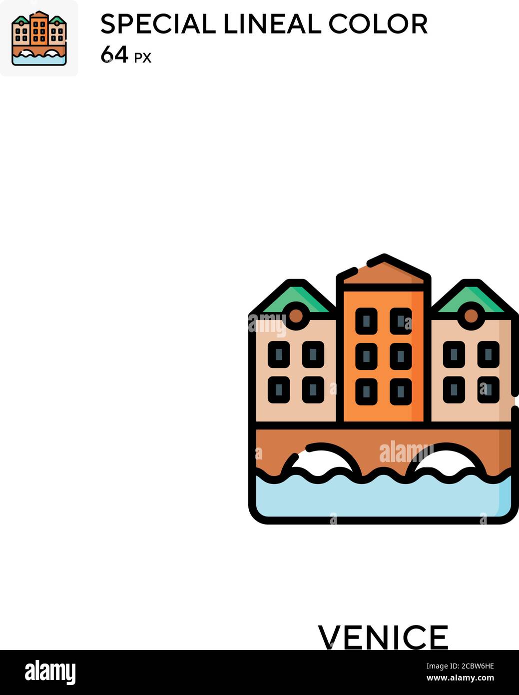 Venice Special lineal color vector icon. Venice icons for your business ...
