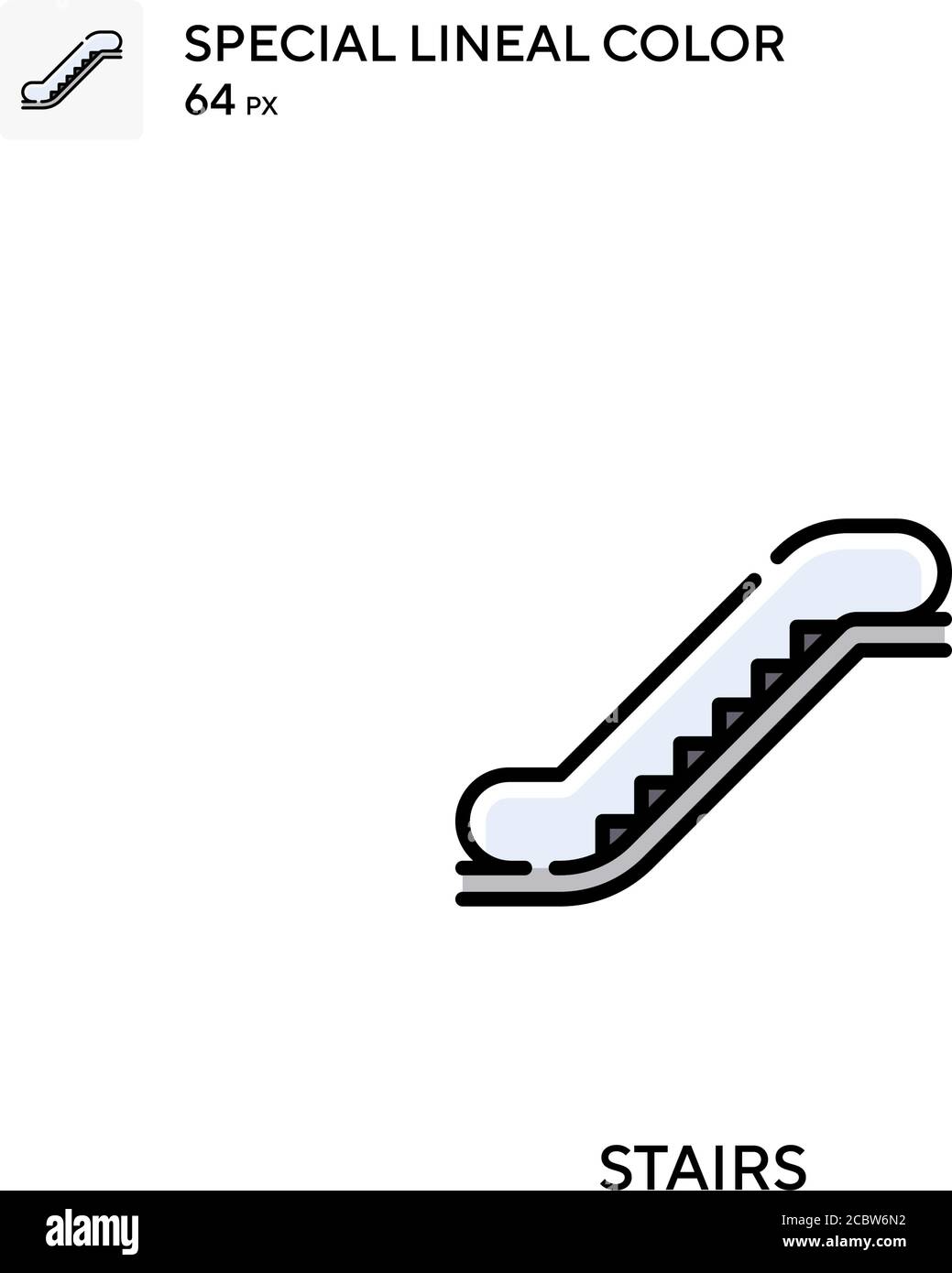 Stairs Special lineal color vector icon. Stairs icons for your business ...