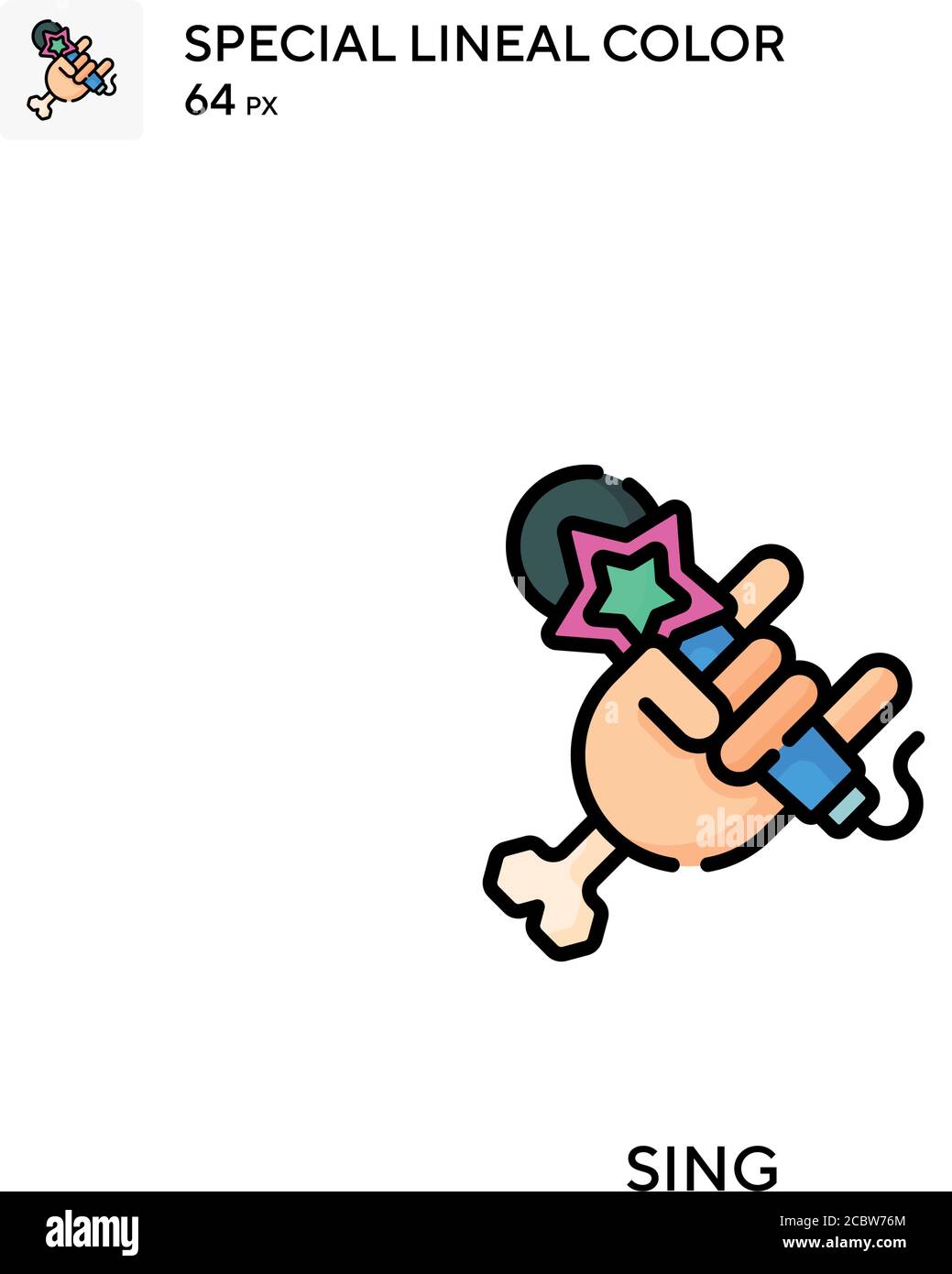 Sing Special lineal color vector icon. Sing icons for your business ...