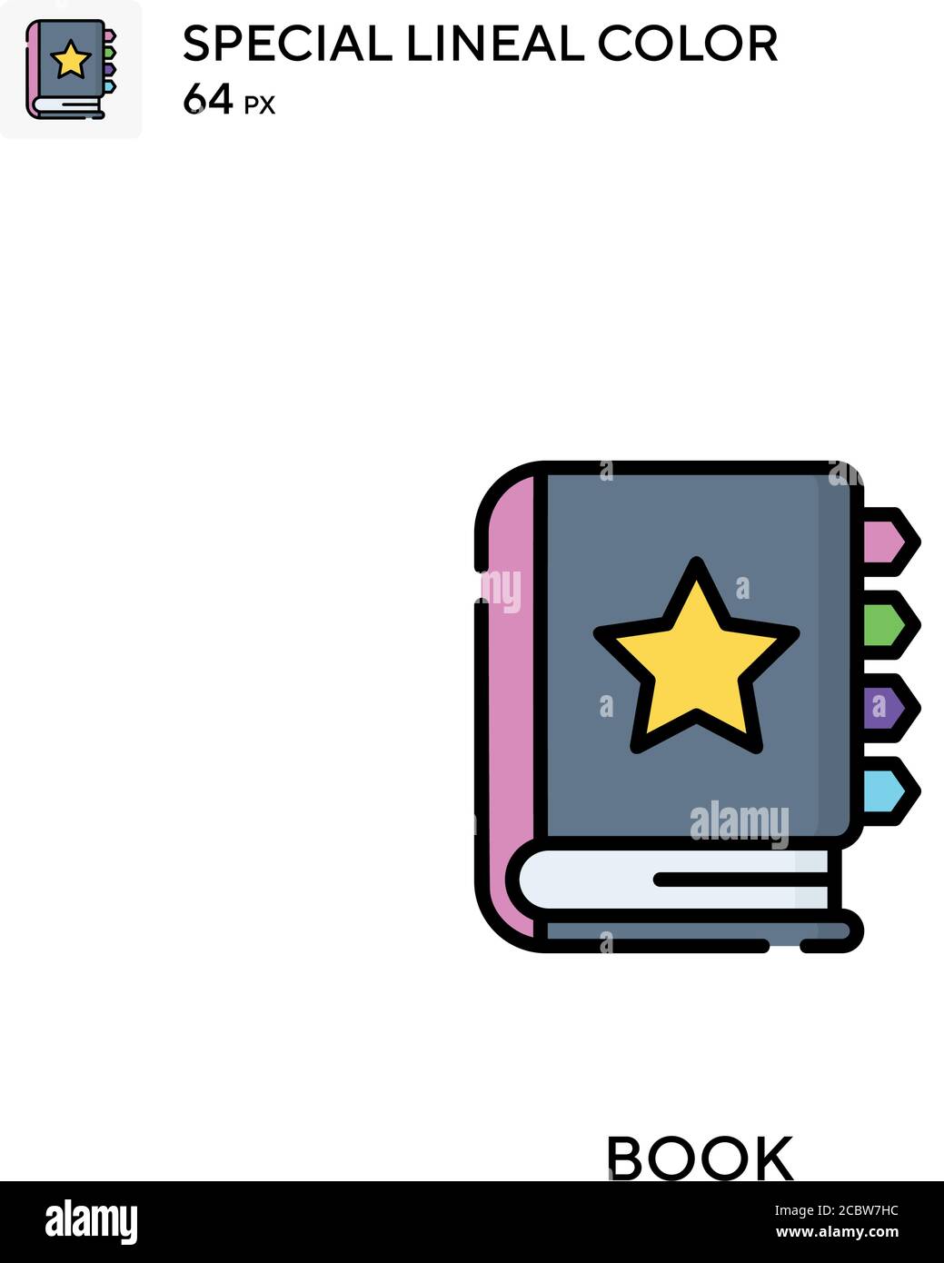 Book Special lineal color vector icon. Book icons for your business ...