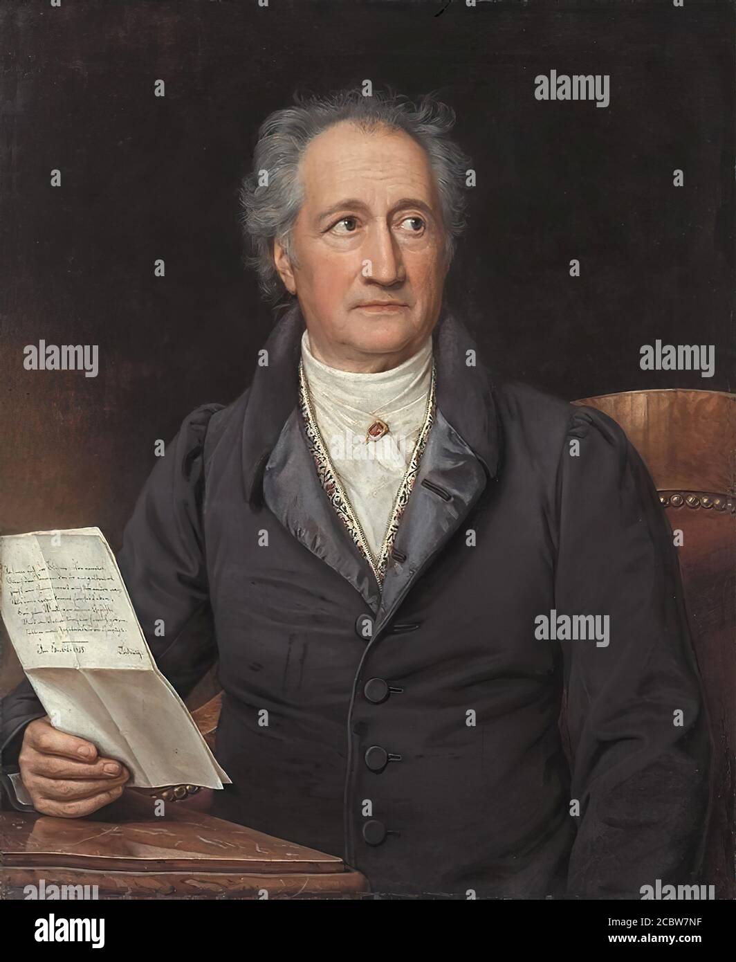 Stieler Joseph Karl - Johann Wolfgang Von Goethe - German School - 19th ...