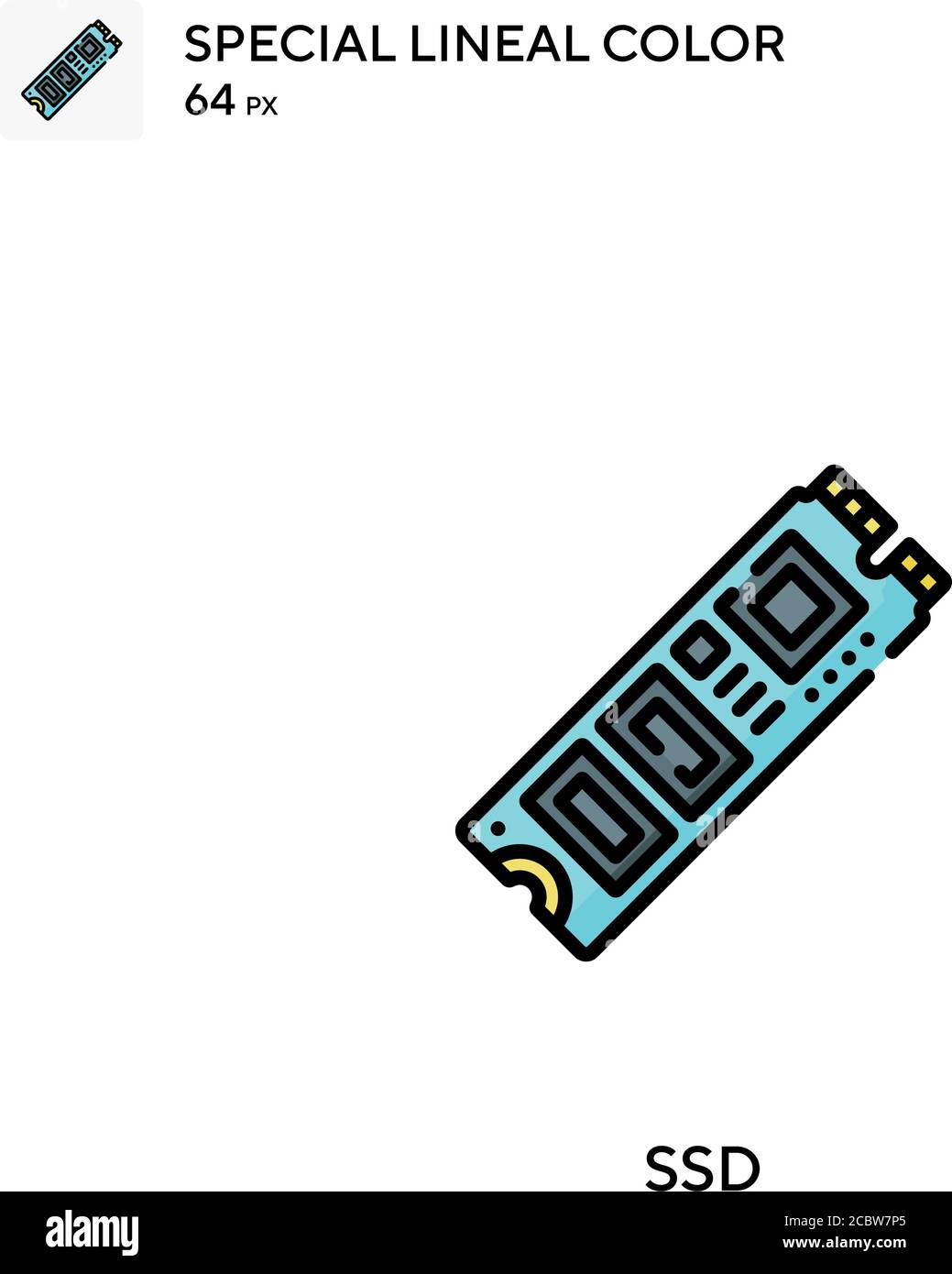 Ssd Special lineal color vector icon. Ssd icons for your business ...
