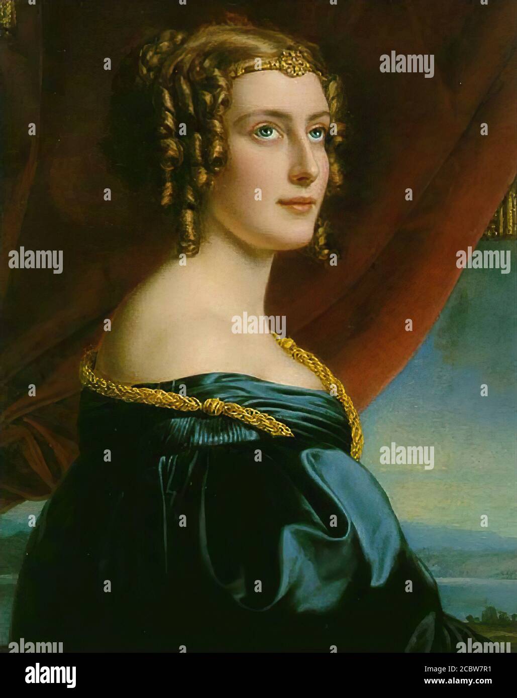Stieler Joseph Karl - Lady Jane Elizabeth Digby Daughter of Admiral ...