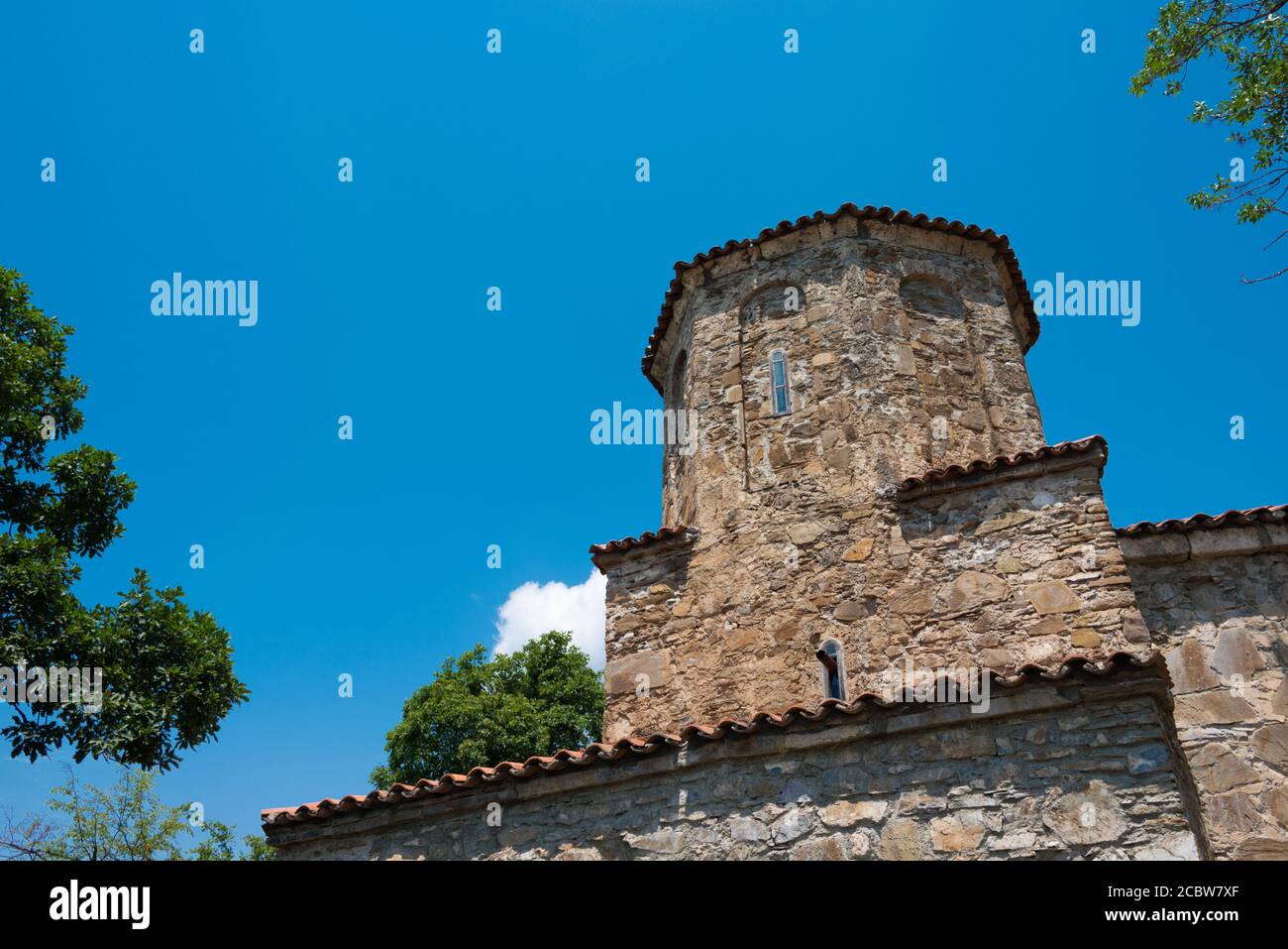 Kvareli, Georgia - Nekresi Monastery. a famous Historic site in Kvareli ...