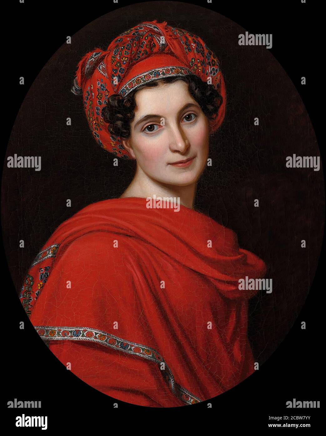 Stieler Joseph Karl - Portrait of Therese Alexandra Freifrau Von ...