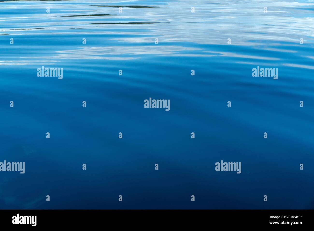 Top view with pattern wave. Blue color deep ocean water. Sea surface ...