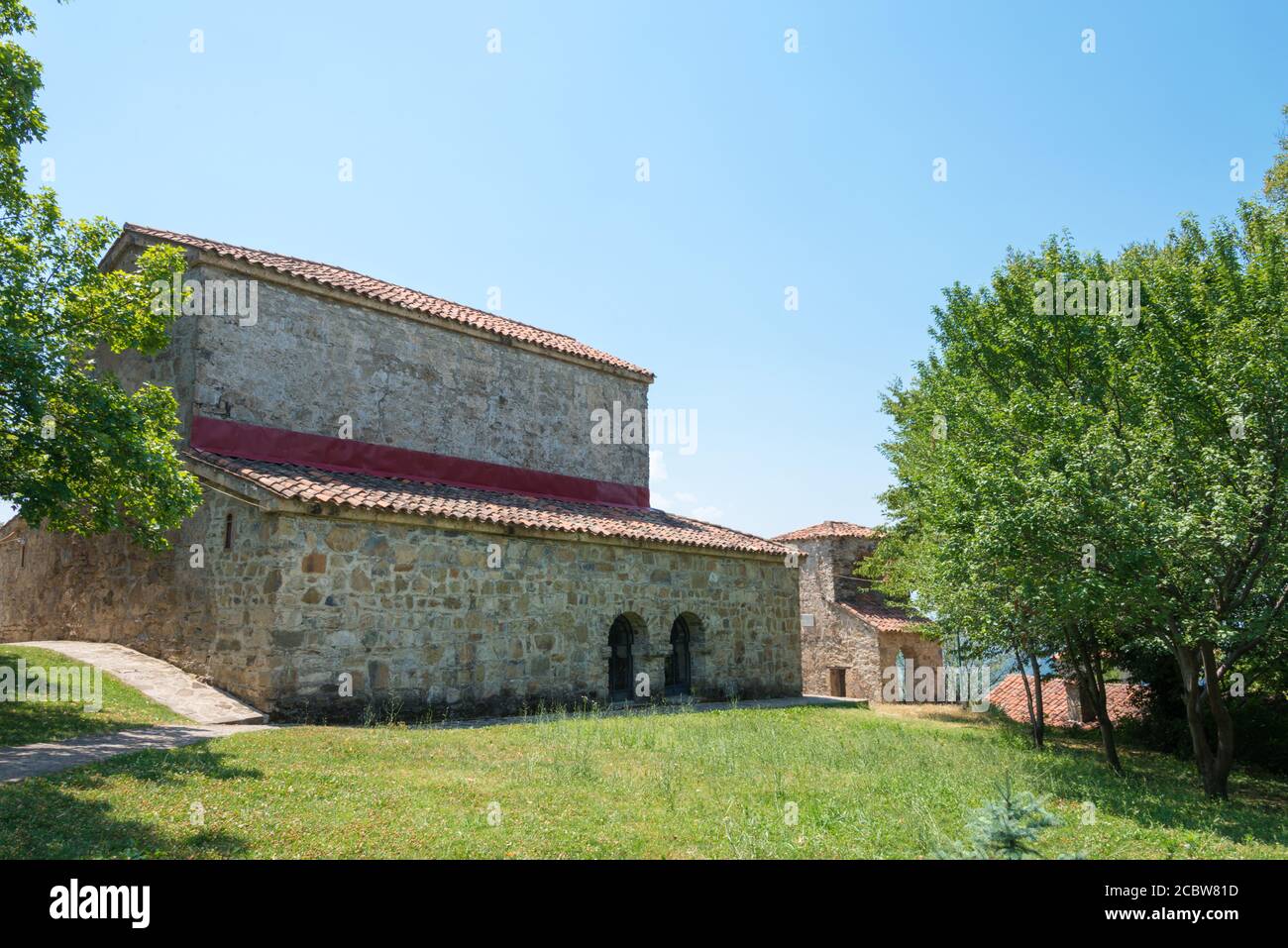 Kvareli, Georgia - Nekresi Monastery. a famous Historic site in Kvareli ...