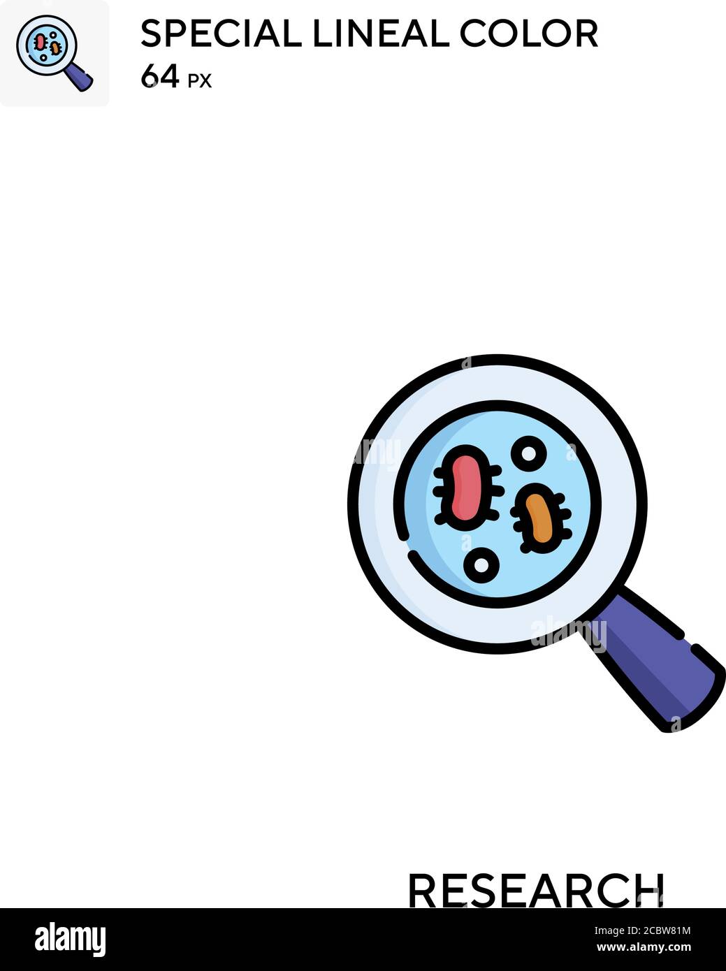 Research Special lineal color vector icon. Research icons for your ...