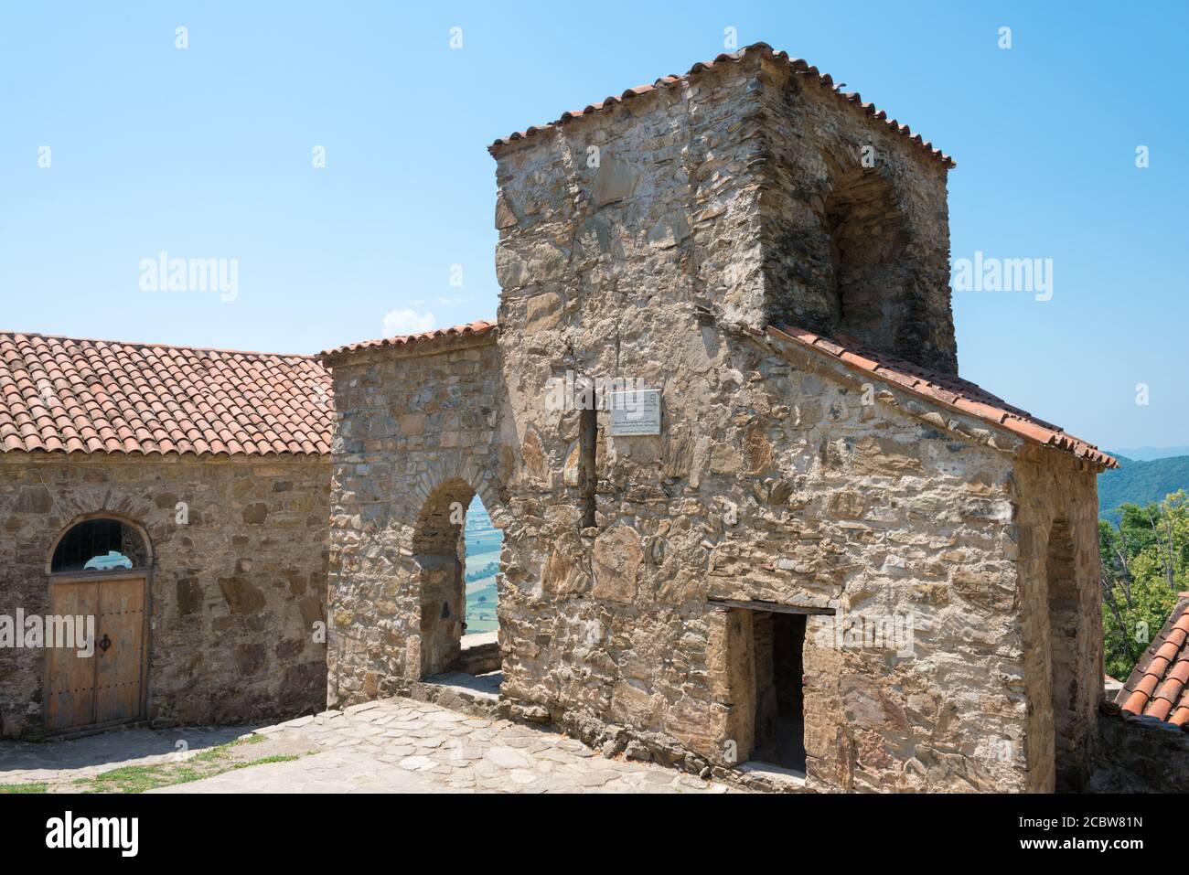 Kvareli, Georgia - Nekresi Monastery. a famous Historic site in Kvareli ...