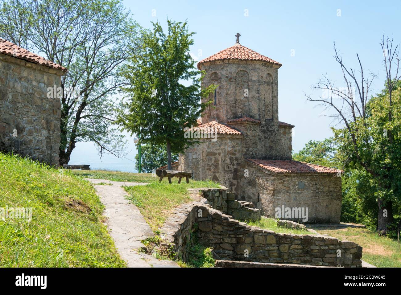 Kvareli, Georgia - Nekresi Monastery. a famous Historic site in Kvareli ...
