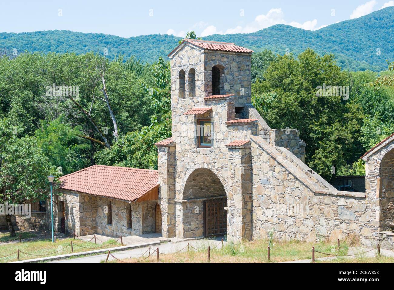 Kvareli, Georgia - Nekresi Monastery. a famous Historic site in Kvareli ...