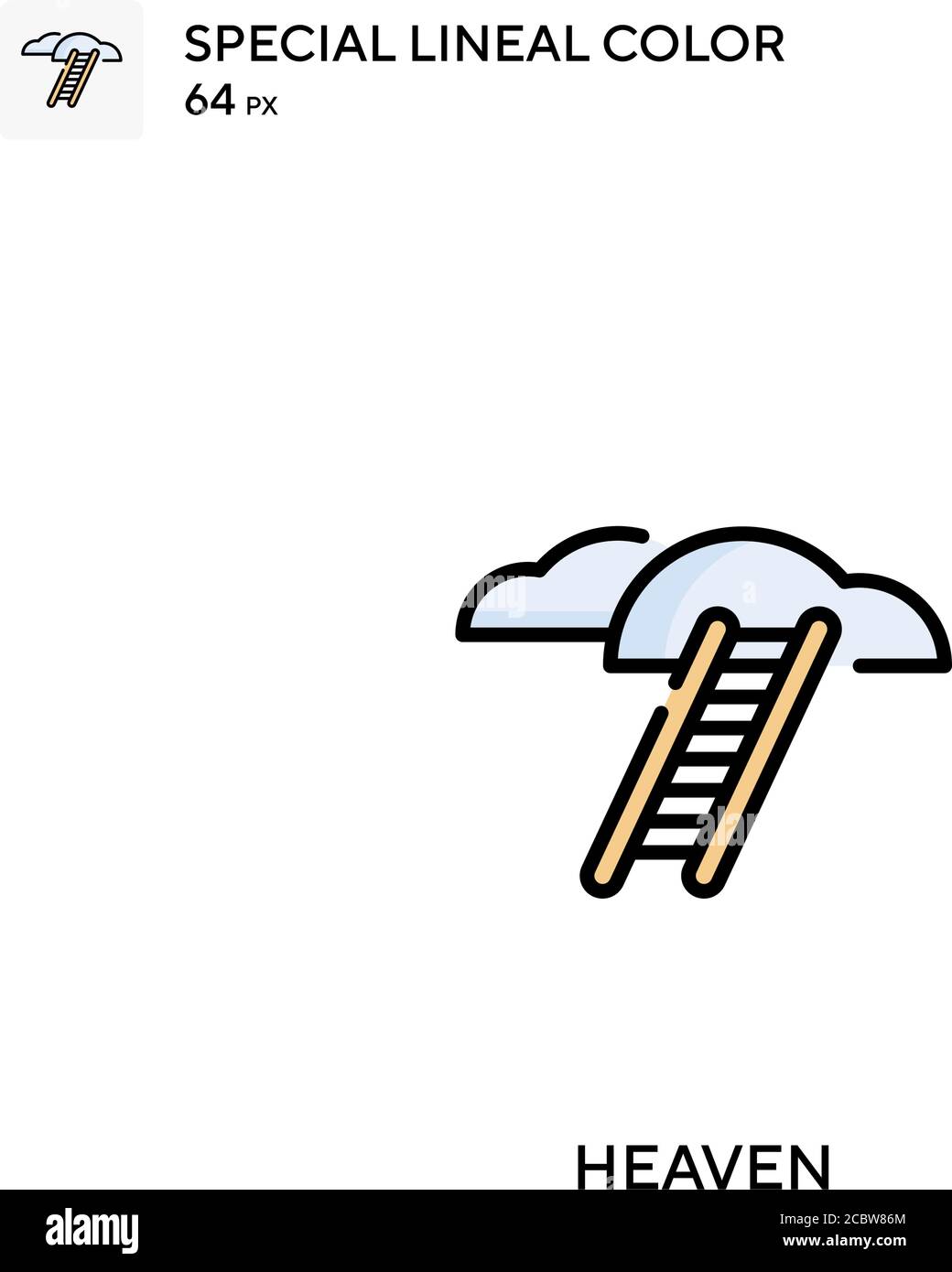 Heaven Special lineal color vector icon. Heaven icons for your business ...