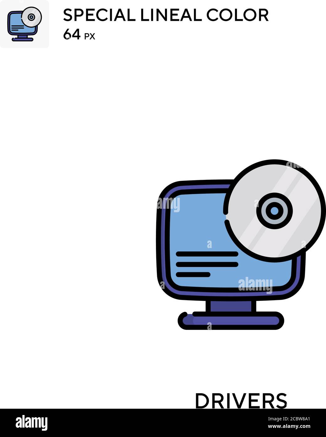 Drivers Special lineal color vector icon. Drivers icons for your ...