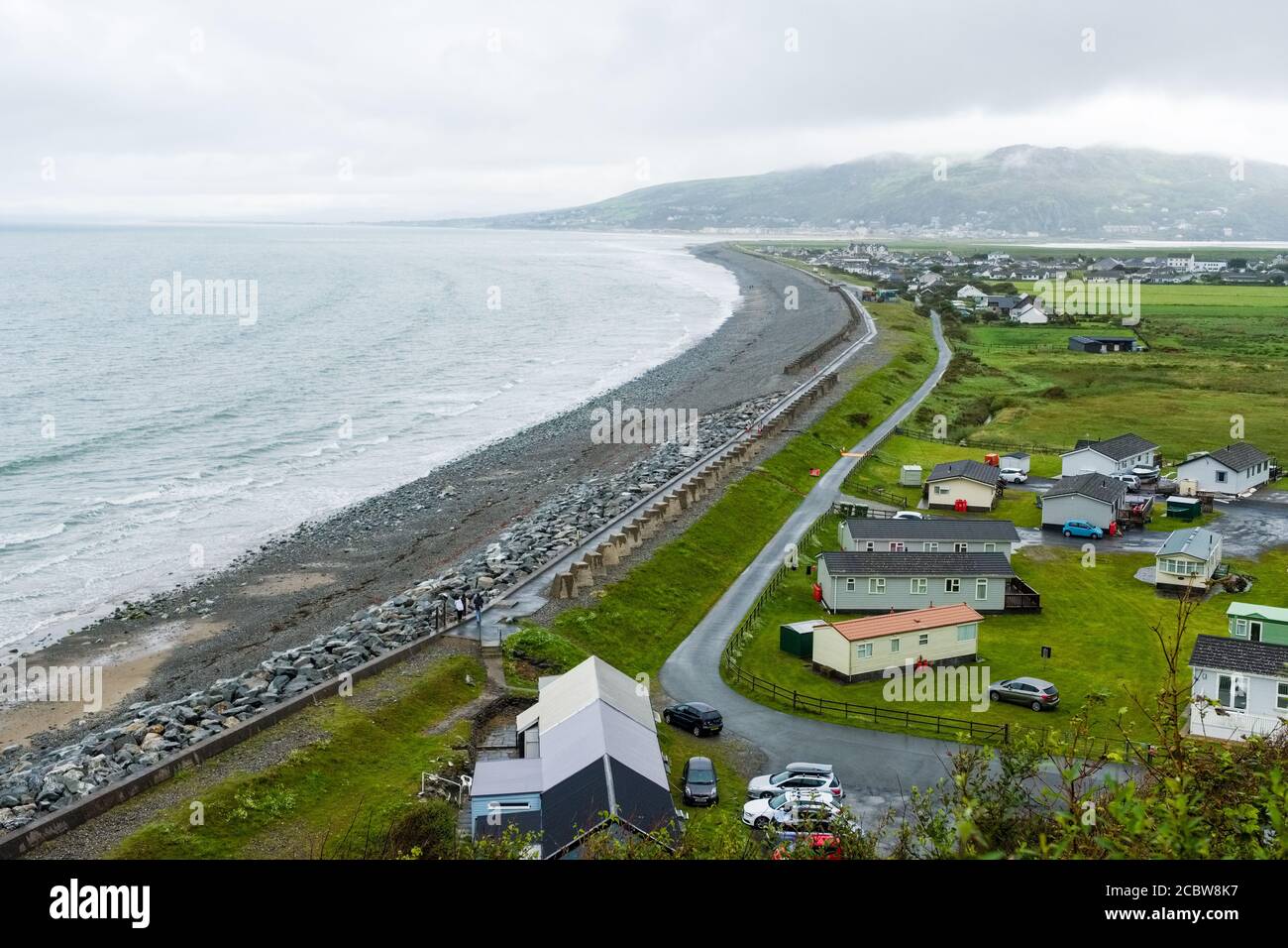 Fairborne near Barmouth, Gwynedd, Wales. The village has been ...