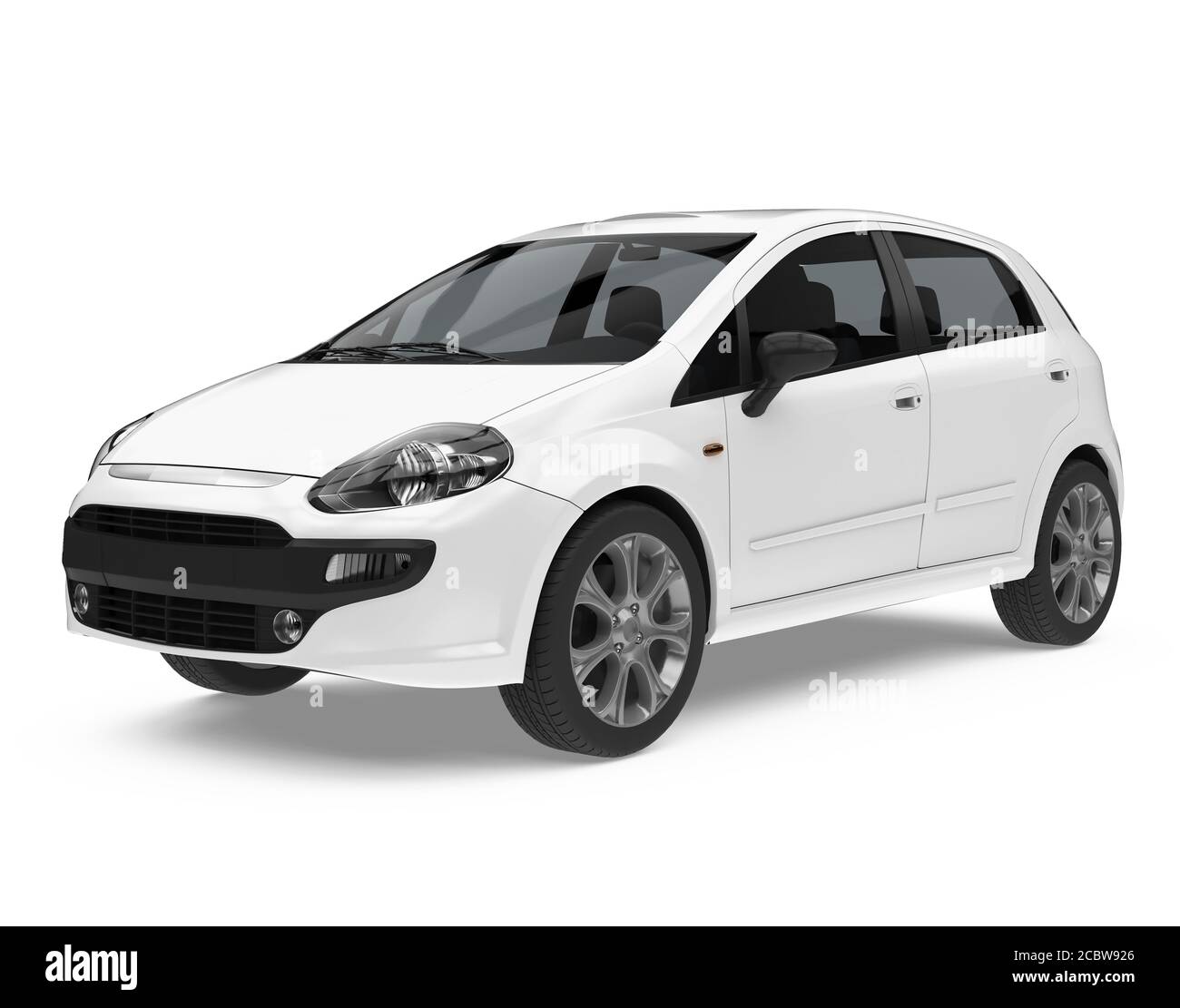 Car Hatchback Isolated Stock Photo - Alamy