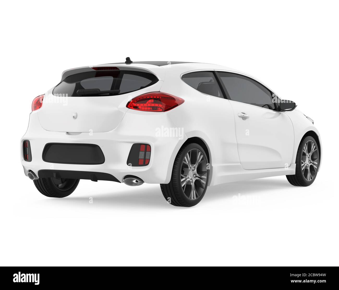 Car Hatchback Isolated Stock Photo - Alamy