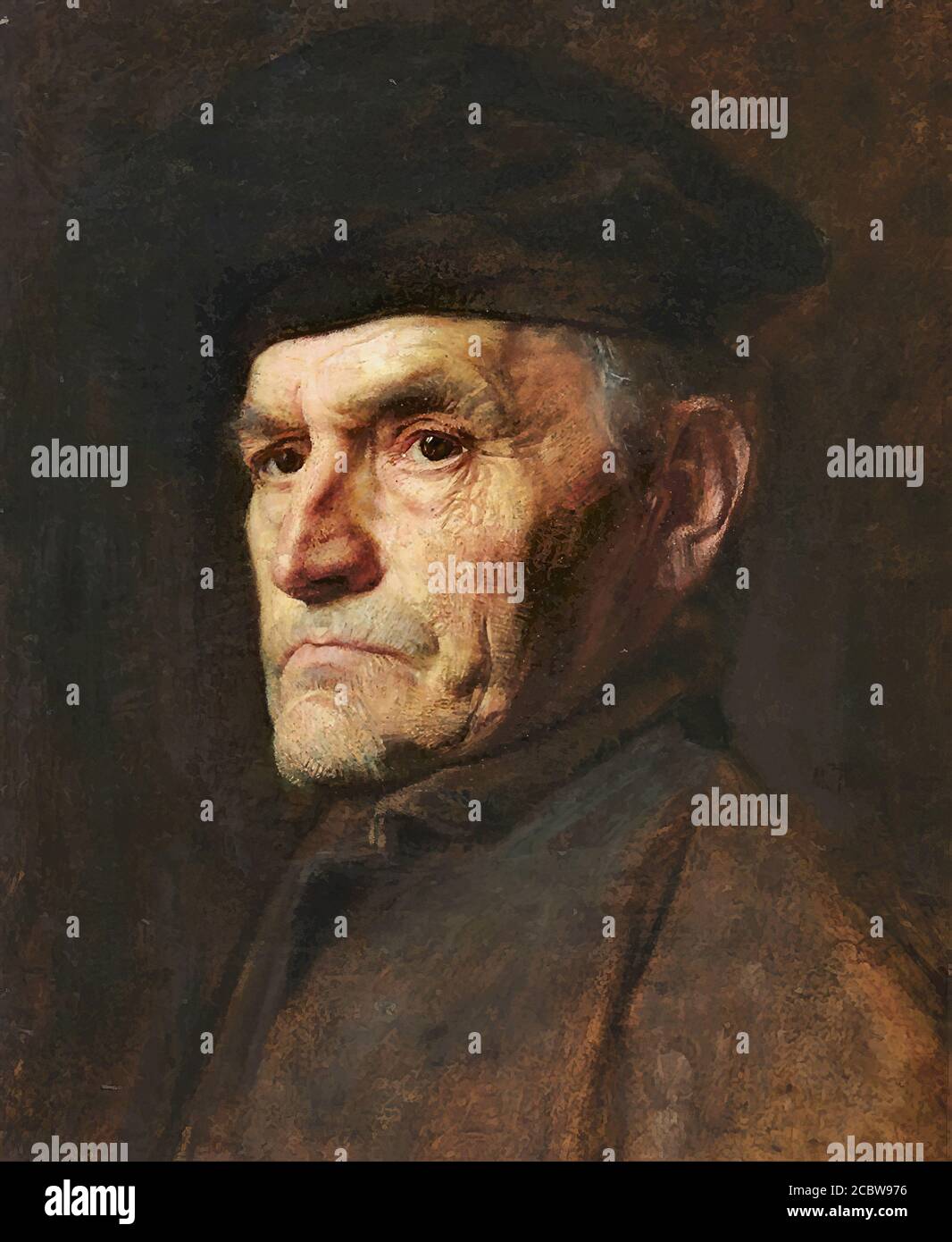 Thedy Max - Bildnis Eines Alteren Mannes - German School - 19th Century ...