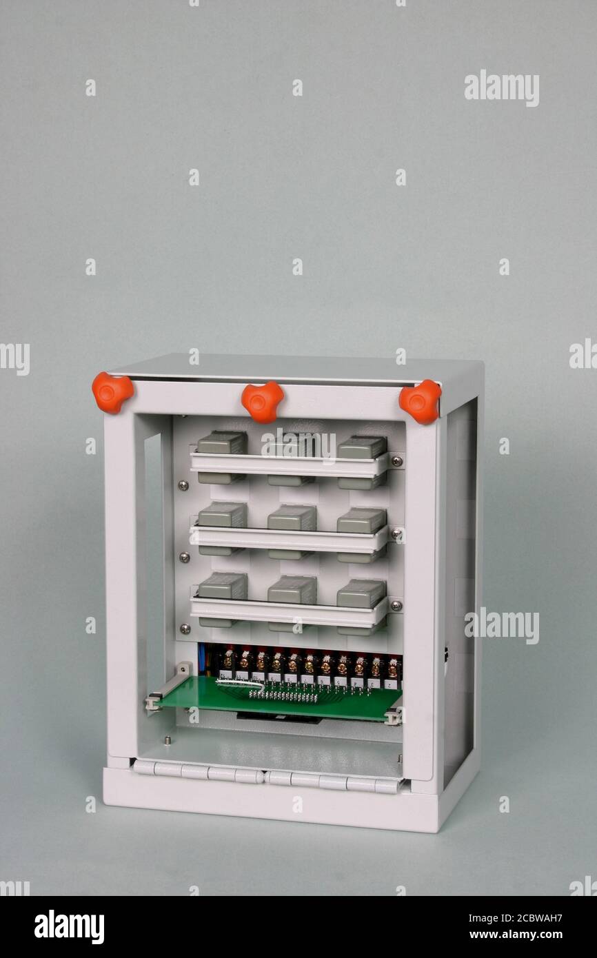 Custom made electronic control boxes made of metal, antistatic painted ...