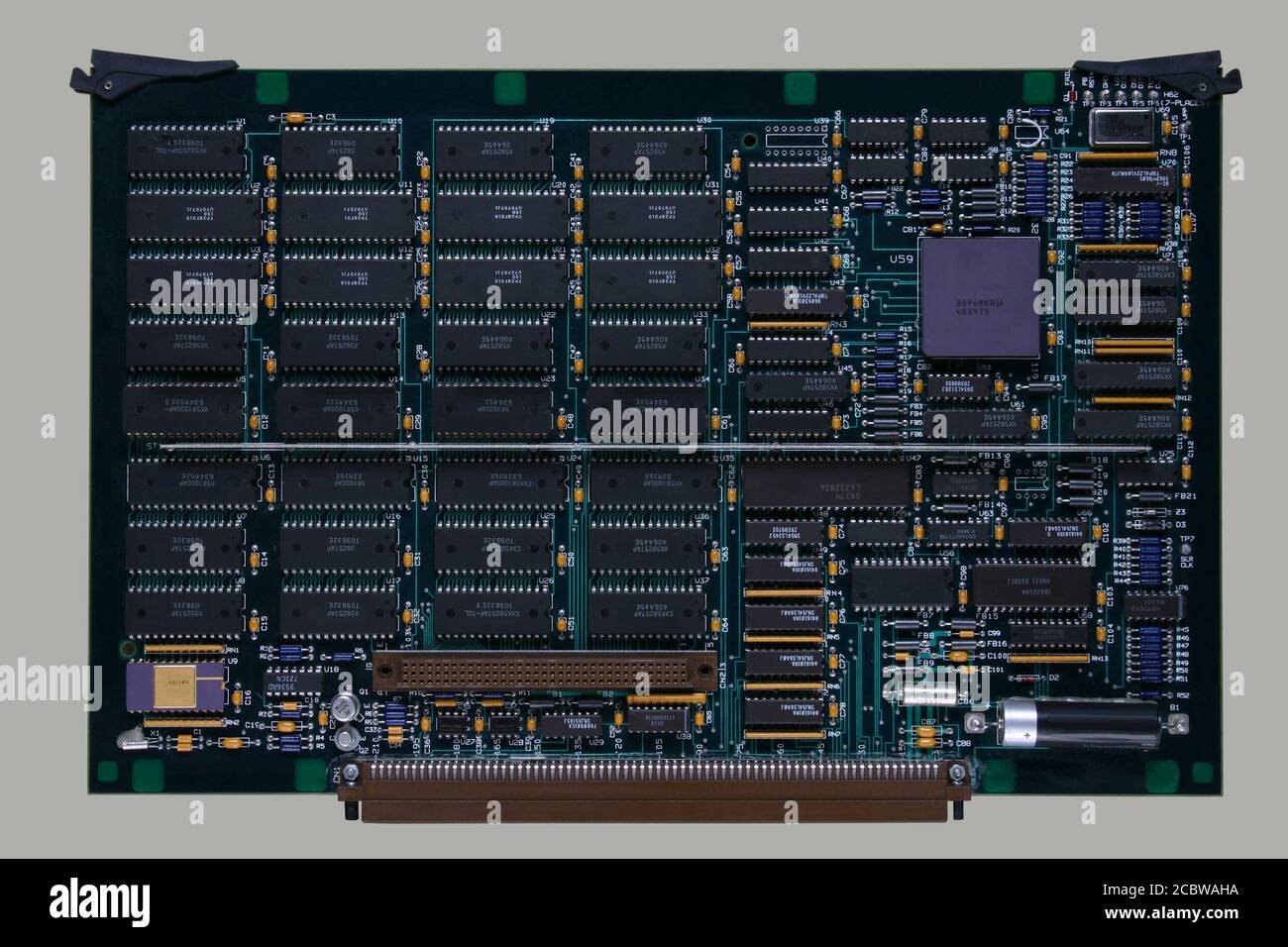 Electronic board for computer and electronic control units. Card with ...