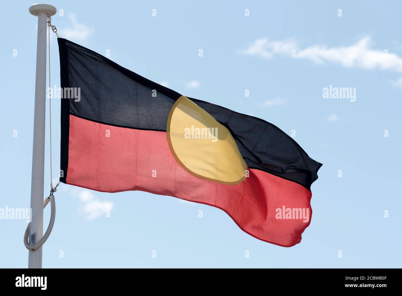 Australian flag aboriginal flag hi-res stock photography and images - Alamy