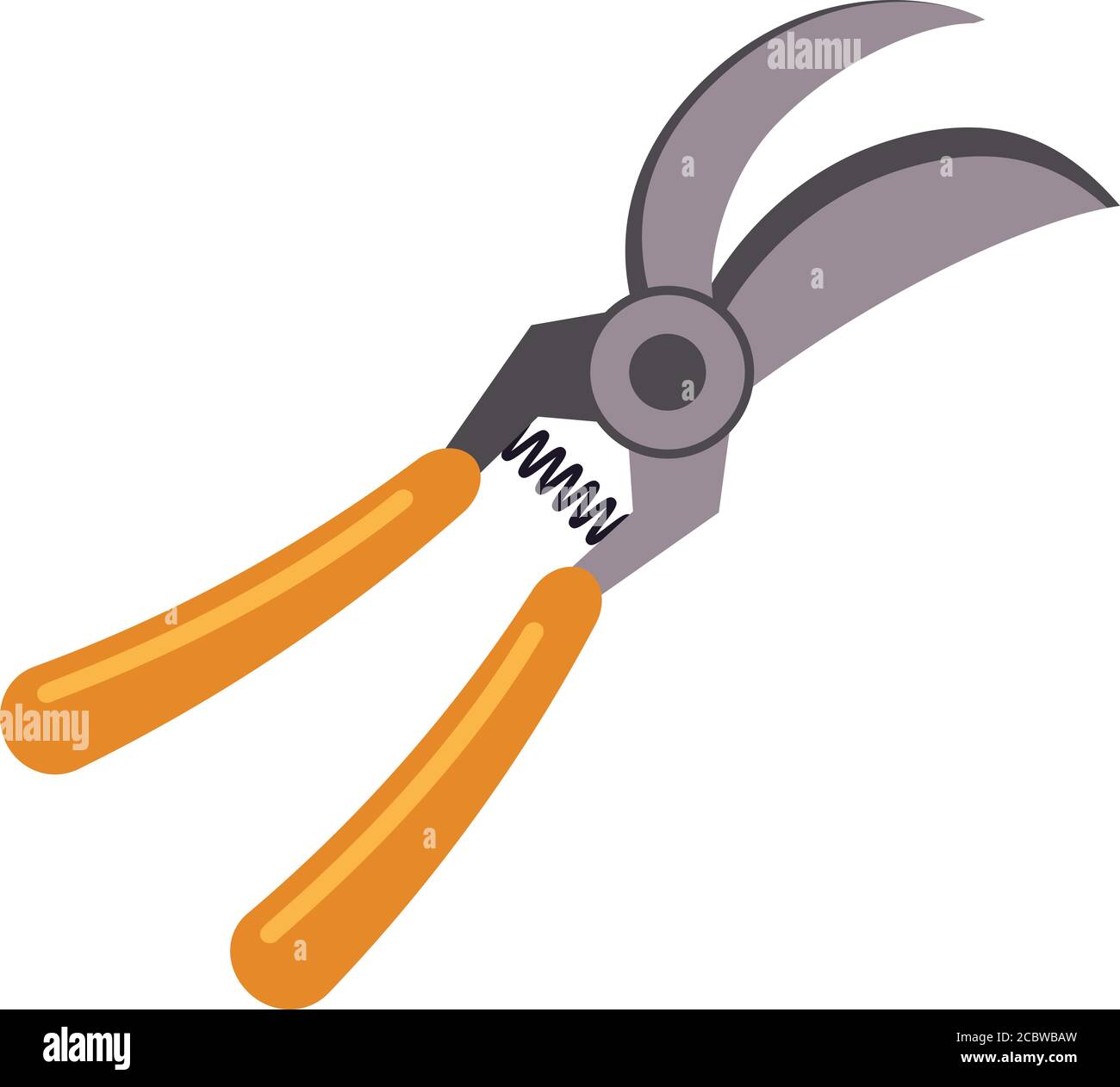 Farming secateurs icon. Cartoon of farming secateurs vector icon for ...