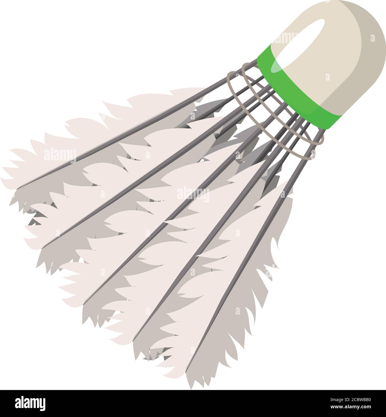 Shuttlecock icon. Cartoon of shuttlecock vector icon for web design ...