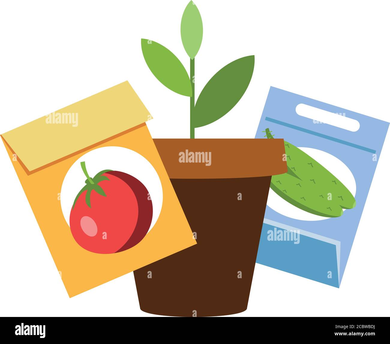 Plant seed pot icon. Cartoon of plant seed pot vector icon for web ...
