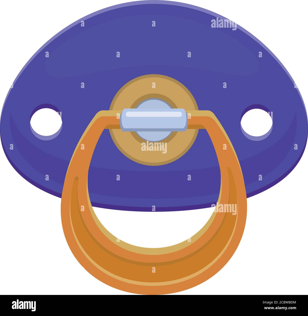 Baby pacifier icon. Cartoon of baby pacifier vector icon for web design ...