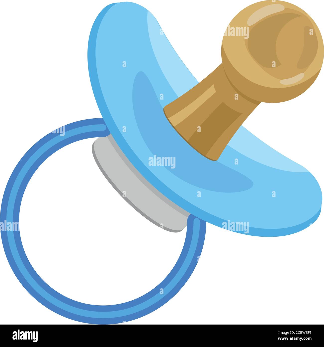 Kid pacifier icon. Cartoon of kid pacifier vector icon for web design ...