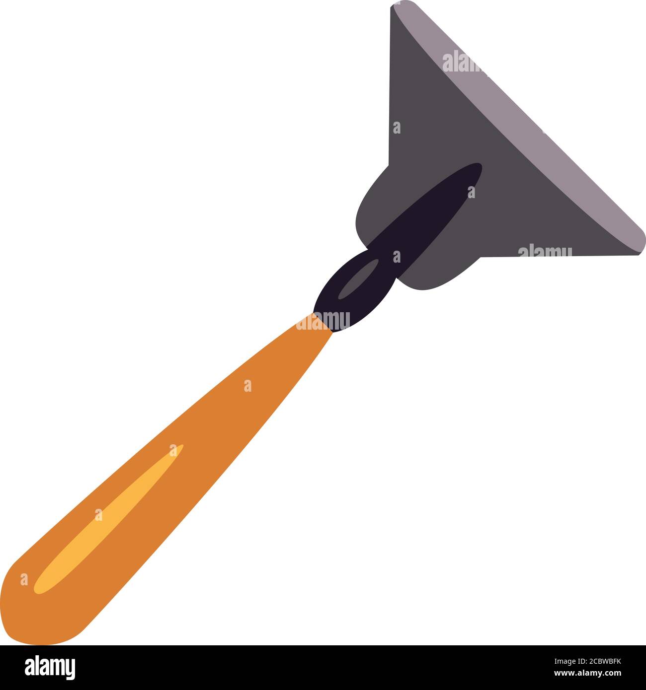 Hand hoe icon. Cartoon of hand hoe vector icon for web design isolated ...
