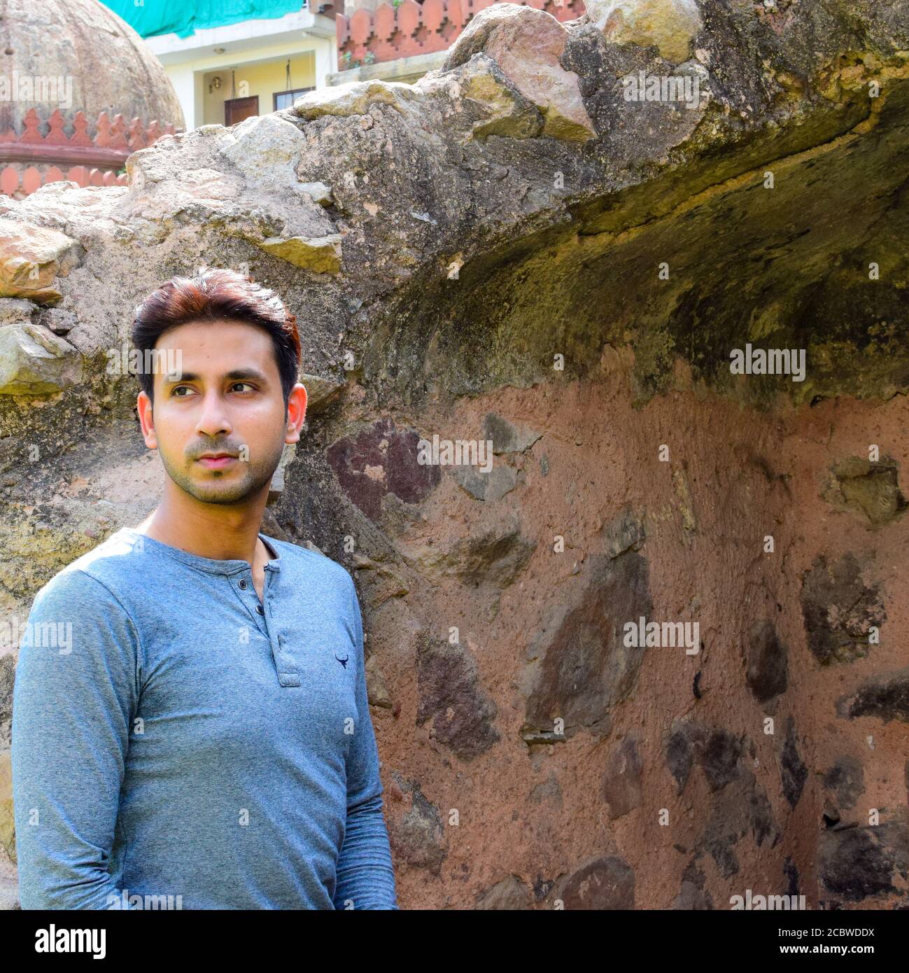 New Delhi India – March 3 2020 : Man portrait, smart casual man ...