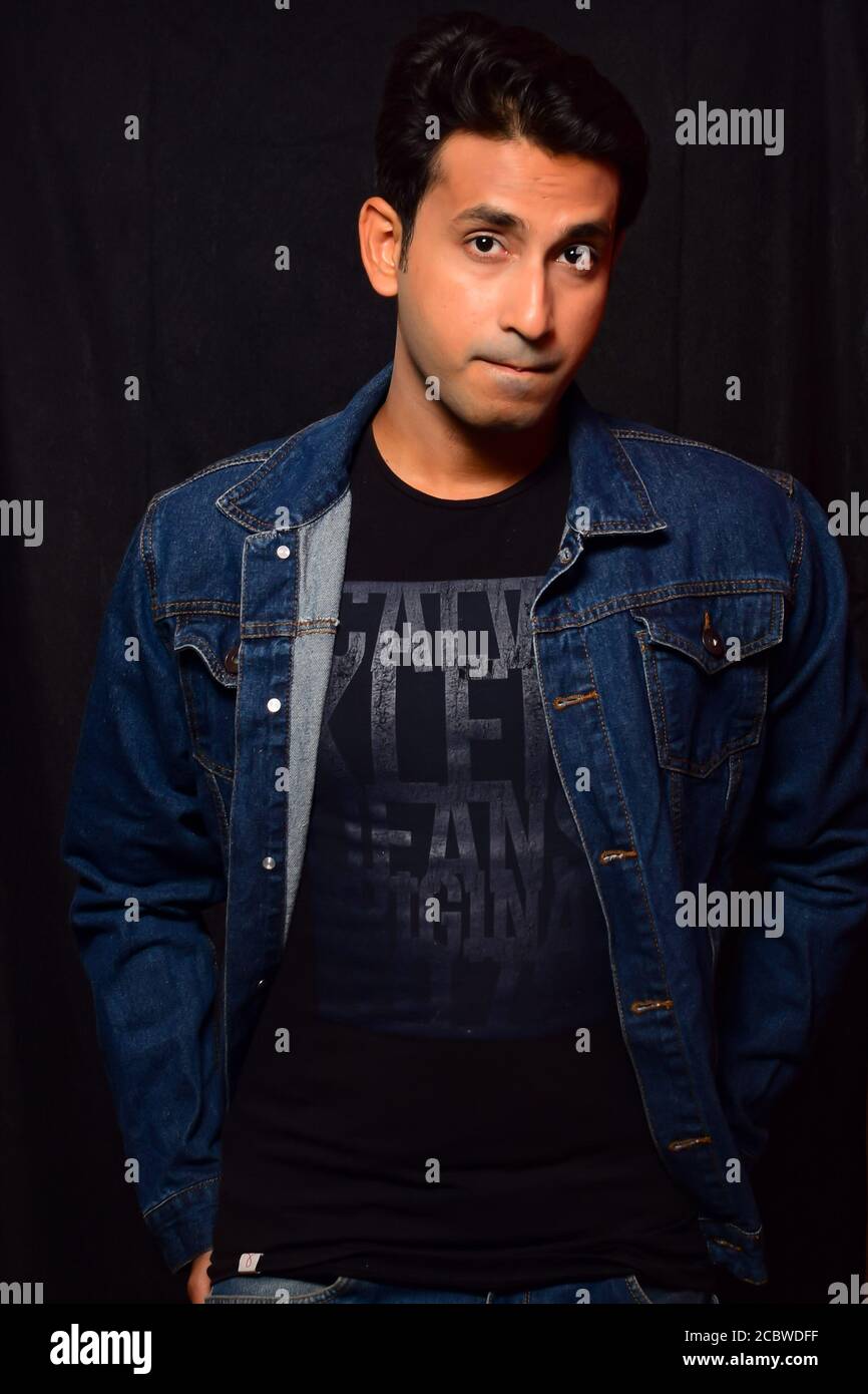 New Delhi India – March 30 2020 : Man portrait, smart casual man ...