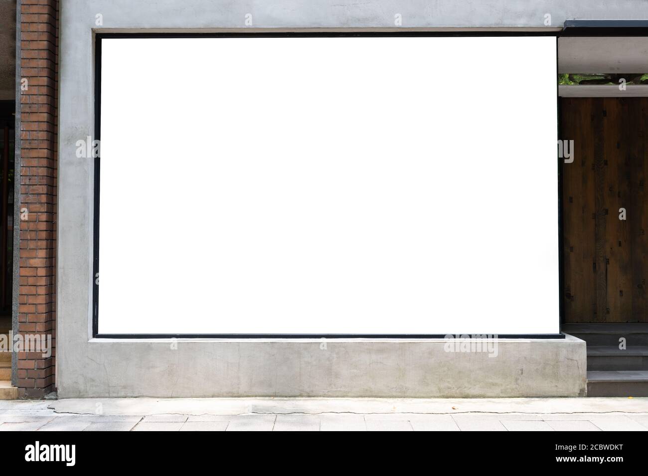 Shop Boutique Store Front with Big Window and Place for Name Stock ...