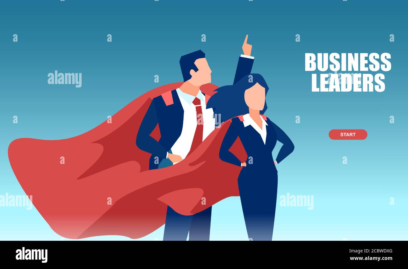 Leaders corporate business team Stock Vector Images - Alamy