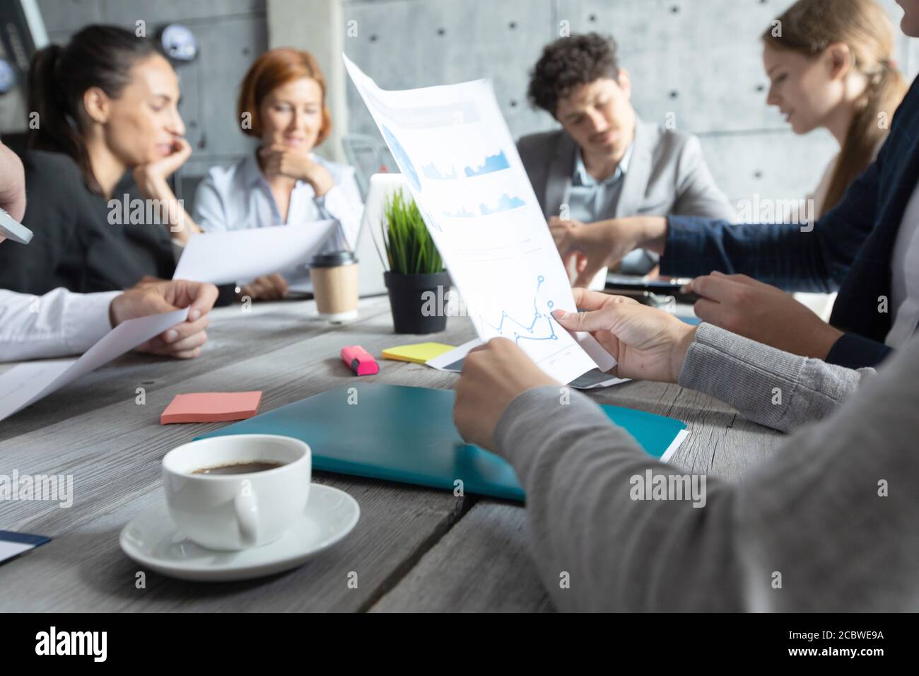 Business corporate management planning team concept, people sitting ...