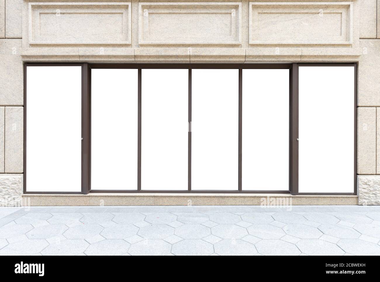 Shop Boutique Store Front with Big Window and Place for Name Stock ...