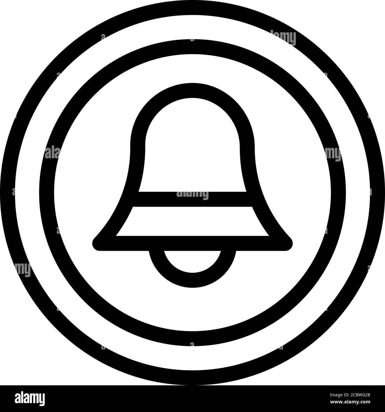 Home nursing notification icon, outline style Stock Vector Image & Art ...