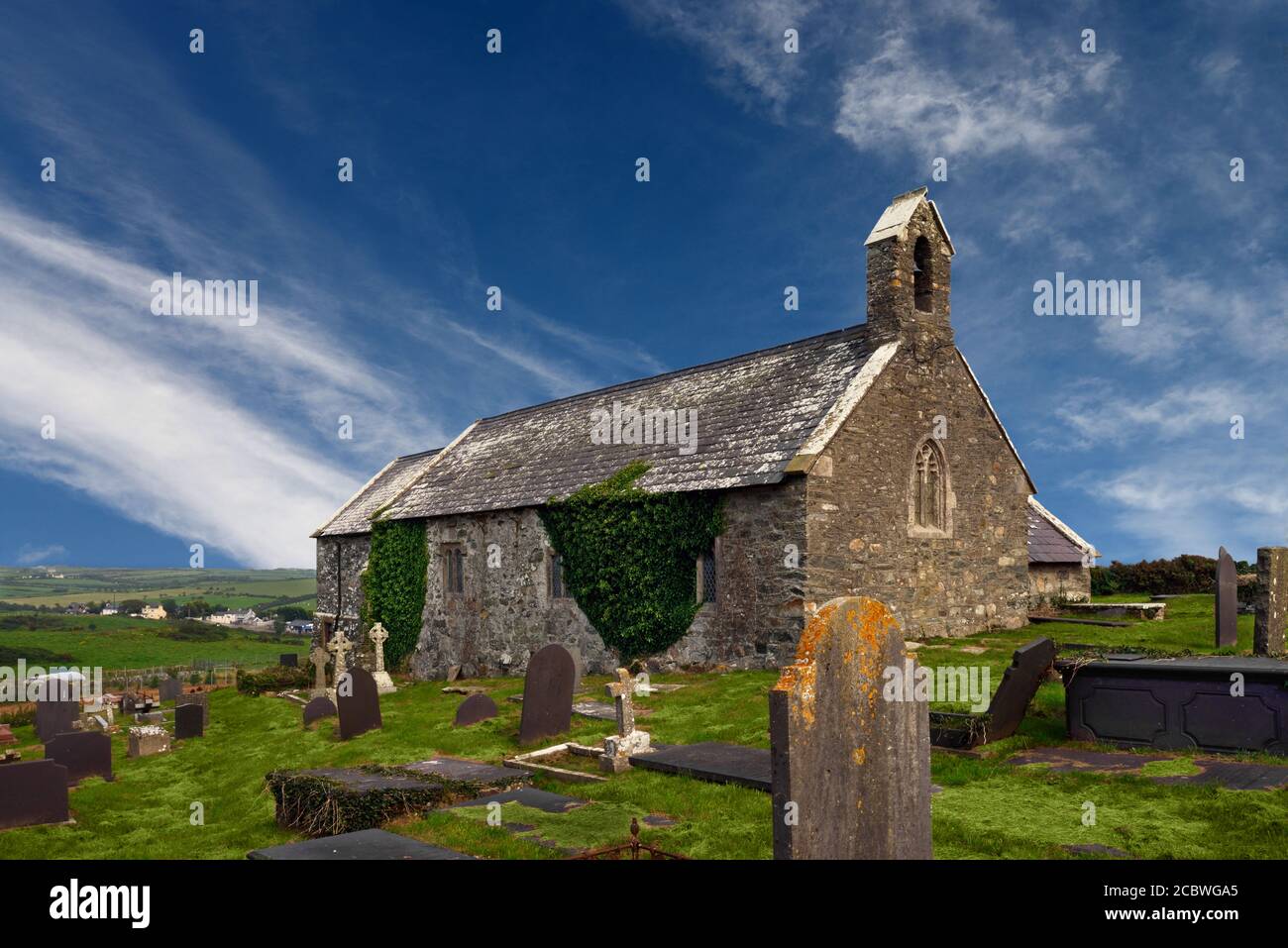 St Maethlu's Church, Llanfaethlu, Anglesey, is a medieval church dating ...