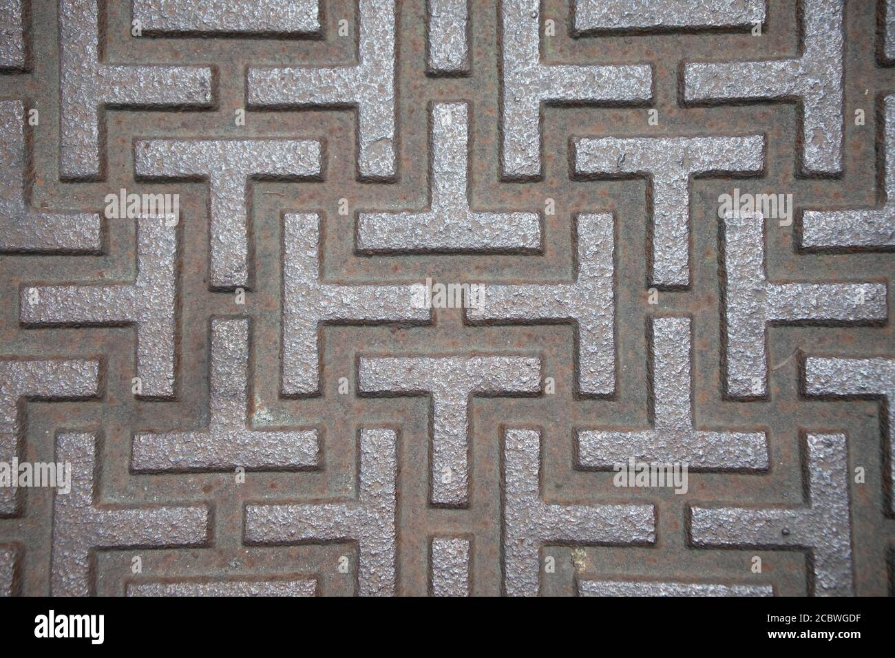 pattern style of steel floor for background Stock Photo - Alamy