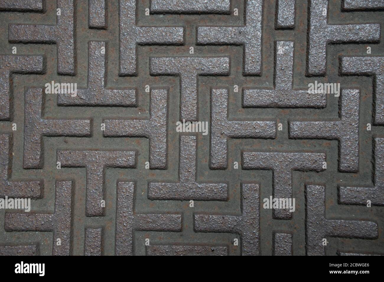 pattern style of steel floor for background Stock Photo - Alamy