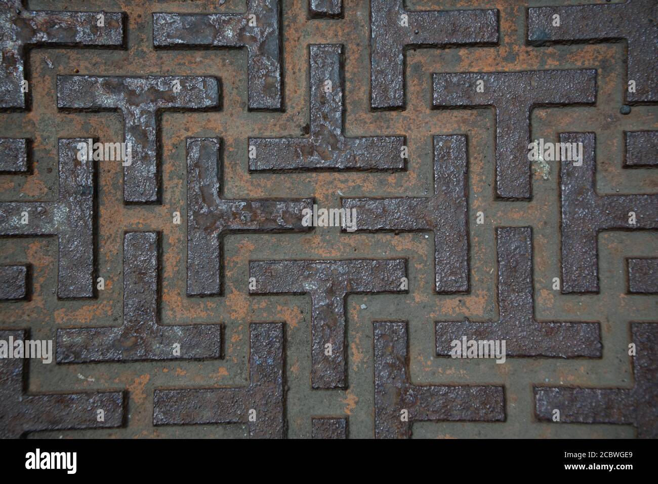 pattern style of steel floor for background Stock Photo - Alamy