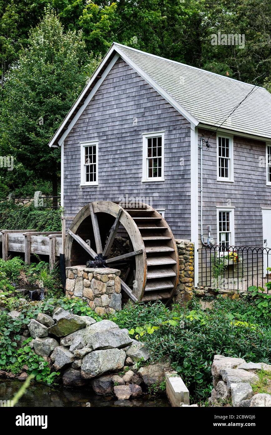 Stony Brook Grist Mill and historic factory village, Brewster, Cape Cod ...