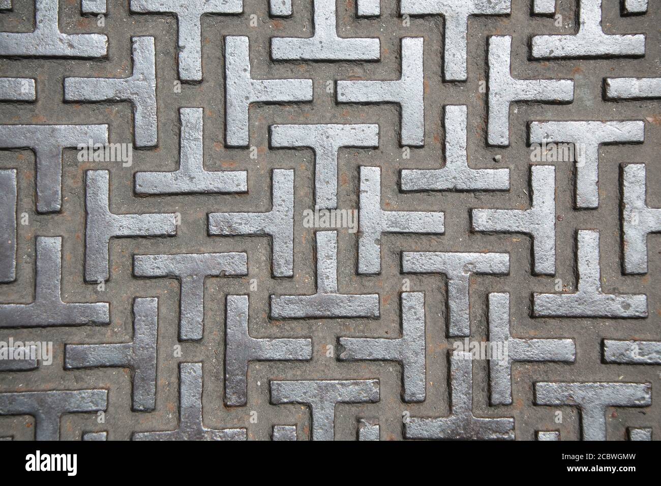 pattern style of steel floor for background Stock Photo - Alamy