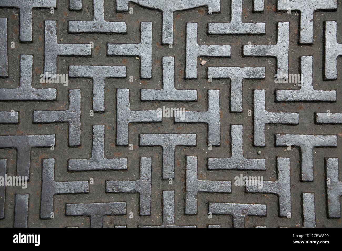 pattern style of steel floor for background Stock Photo - Alamy