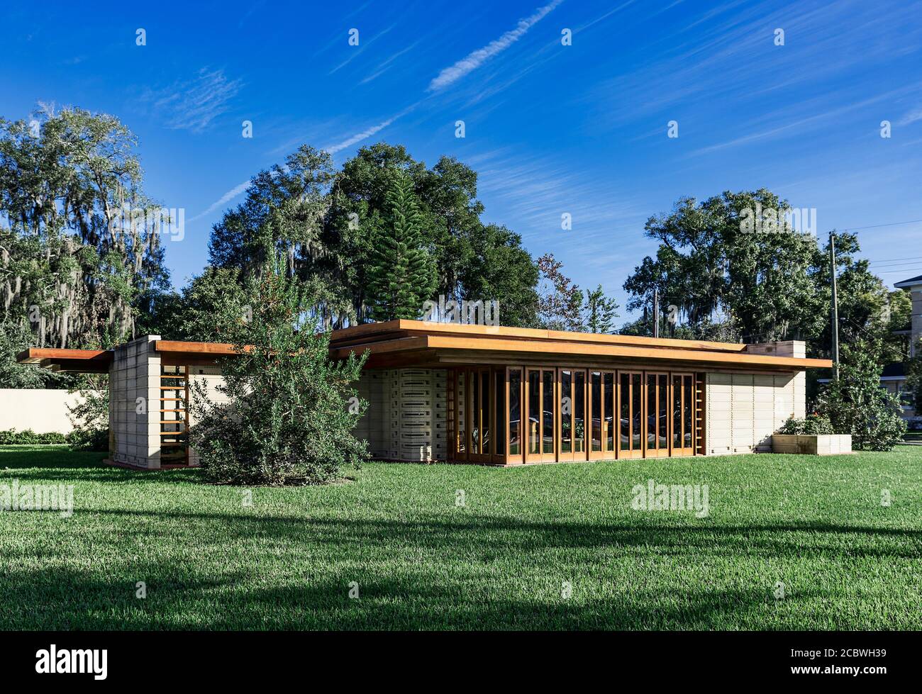 Usonian house designed by Frank Loyd Wright for Florida Southern ...