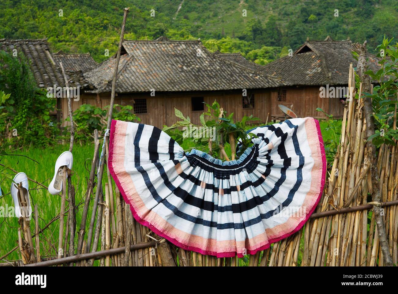 China. Guizhou province. Yao village around Libo Stock Photo - Alamy