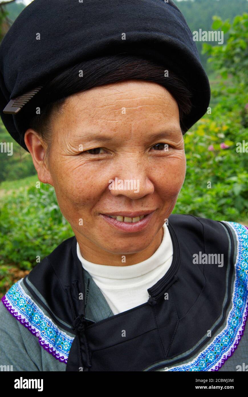 China. Guizhou province. Shui ethnic group in the village around Libo ...