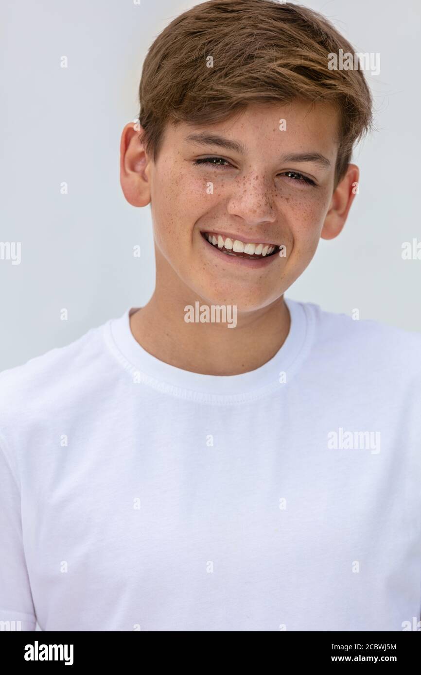 A studio portrait of a young boy hi-res stock photography and images ...